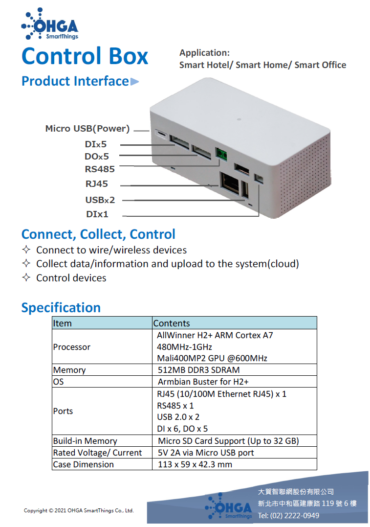 Multifunction Control Box to Connect, Collect & Control - TECHDesign ...